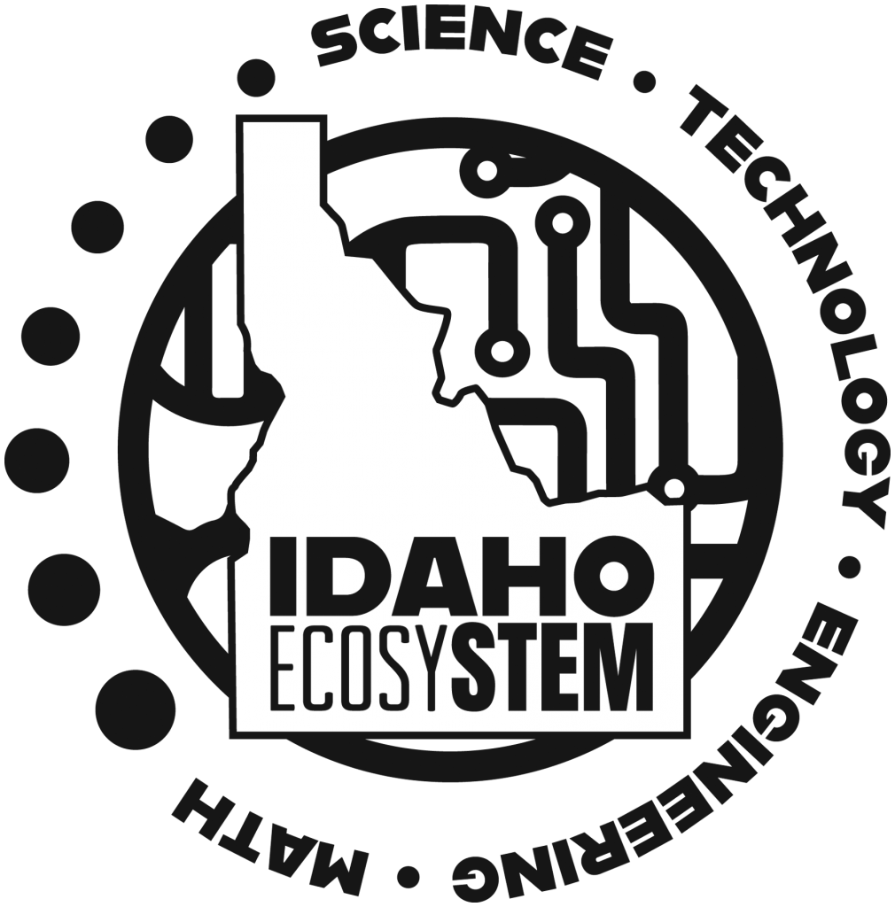 EcosySTEM logo Black and White PNG Format | Idaho STEM Action Center